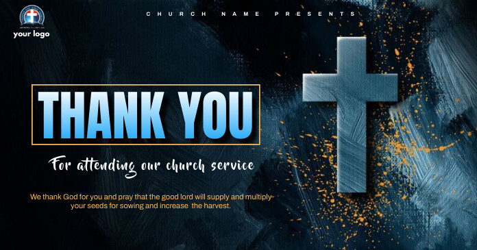 Copy of church thanking post | PosterMyWall