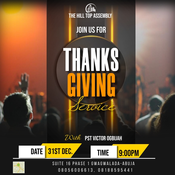 church thanks giving Template | PosterMyWall