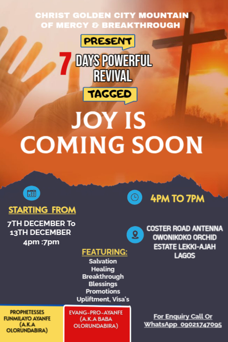 Church theme Template | PosterMyWall