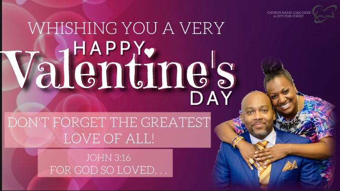 Copy of CHURCH VALENTINE'S MESSAGE template | PosterMyWall