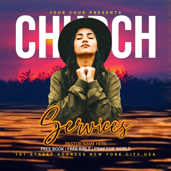 church video flyer Template | PosterMyWall