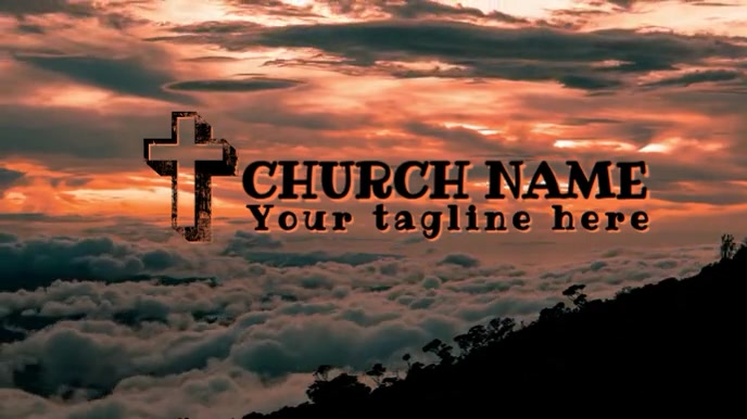 church video intro outro, logo video, jesus Template | PosterMyWall