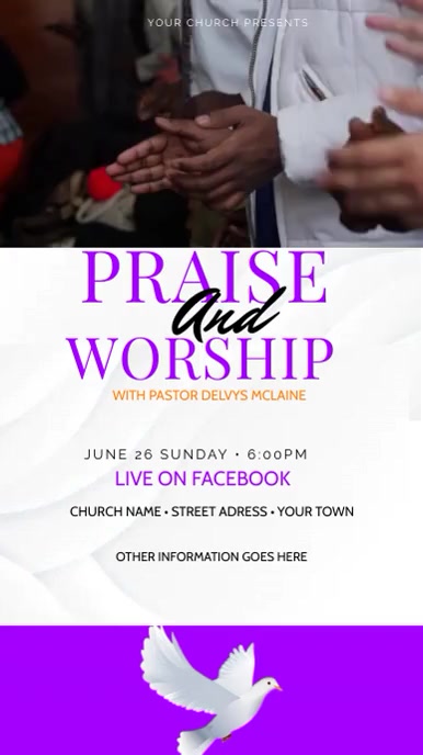 church video poster template | PosterMyWall