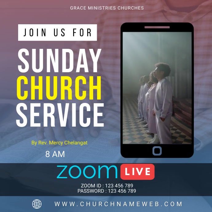 CHURCH VIDEO TEMPLATE.C | PosterMyWall