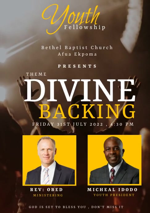 CHURCH VIDEO TEMPLATE.E | PosterMyWall