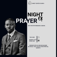 CHURCH VIGIL Template | PosterMyWall