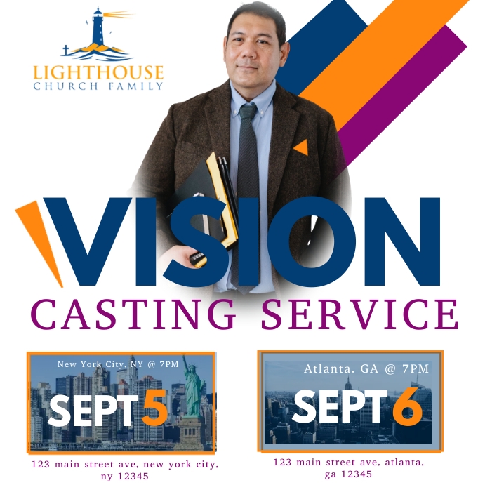 De Modèle D'affiche de Vision D'église de | PosterMyWall