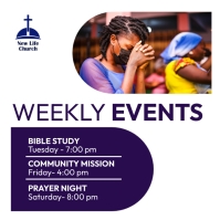 church weekly activities Template | PosterMyWall