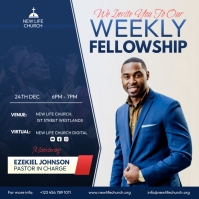 weekly fellowship flyer Template | PosterMyWall