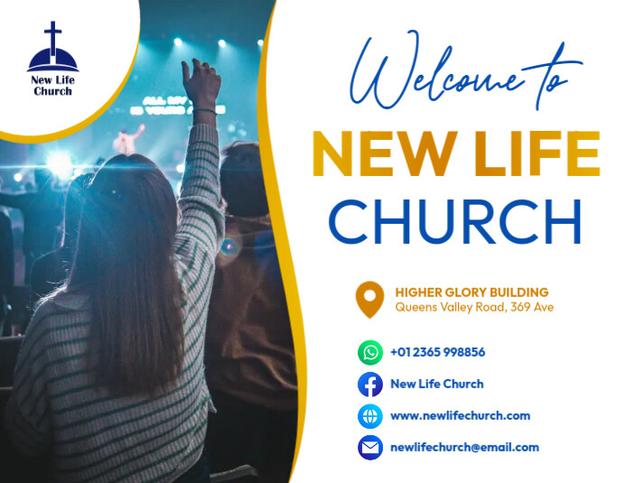 church welcome message Template | PosterMyWall