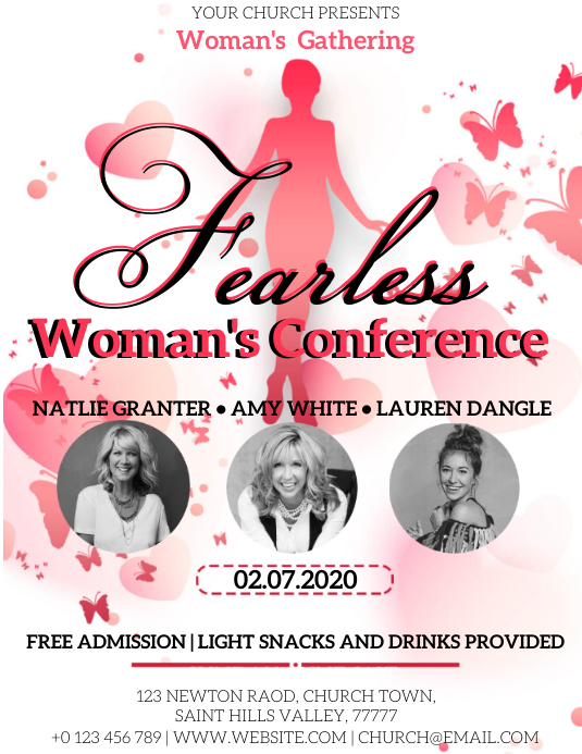 Church Woman's Conference Event Template | PosterMyWall