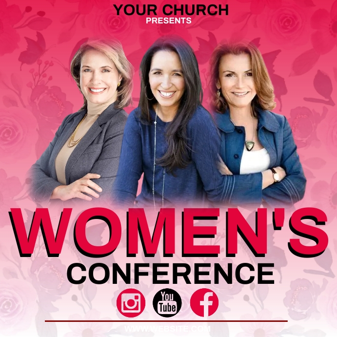 CHURCH WOMEN'S CONFERENCE TEMPLATE | PosterMyWall