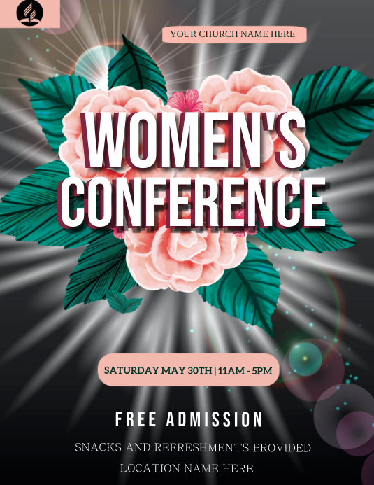 Copy of Church Women's Event Flyer Template | PosterMyWall