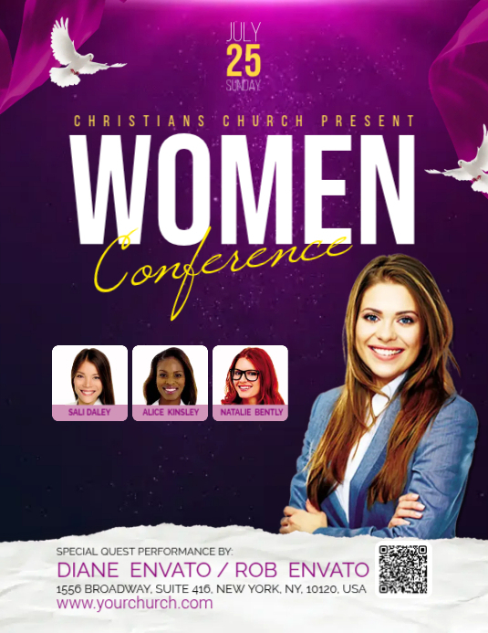 Church Women Conference Template | PosterMyWall