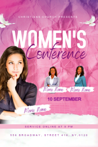 Church Women Conference Template | PosterMyWall