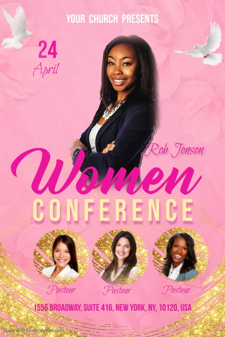 Church Women Conference Template | PosterMyWall