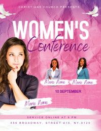 Church Women Conference Template | PosterMyWall