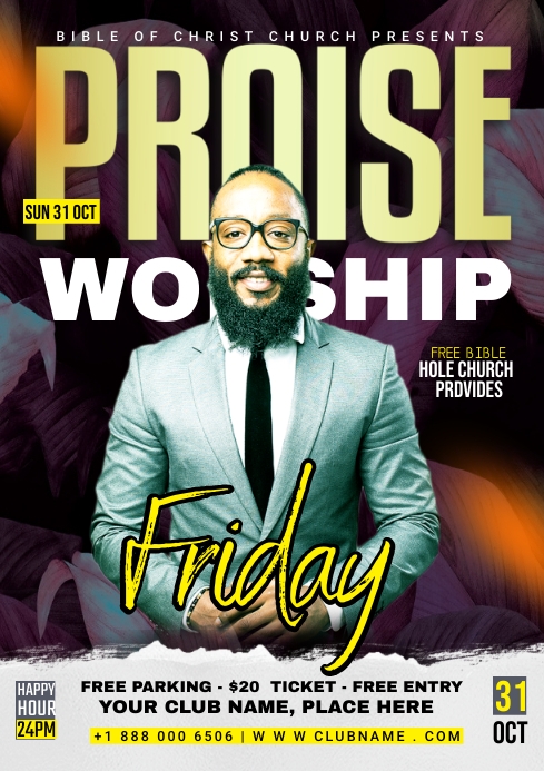 church worship ad conference flyer Template | PosterMyWall