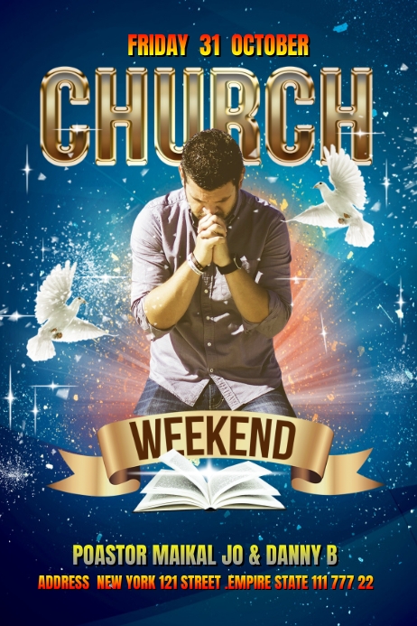 church worship ad conference flyer Template | PosterMyWall