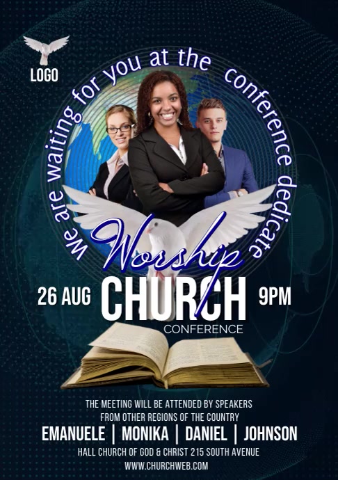 church worship conference Template | PosterMyWall