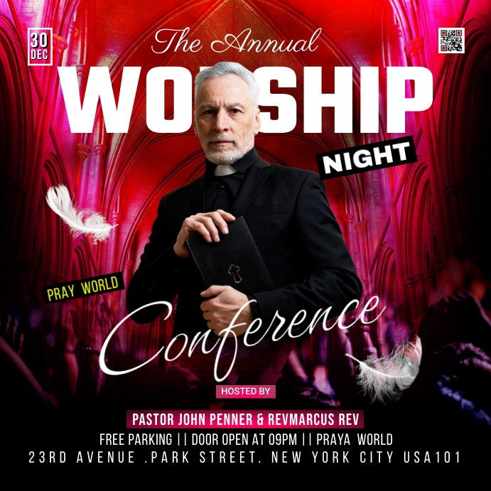 church worship conference flyer Template | PosterMyWall