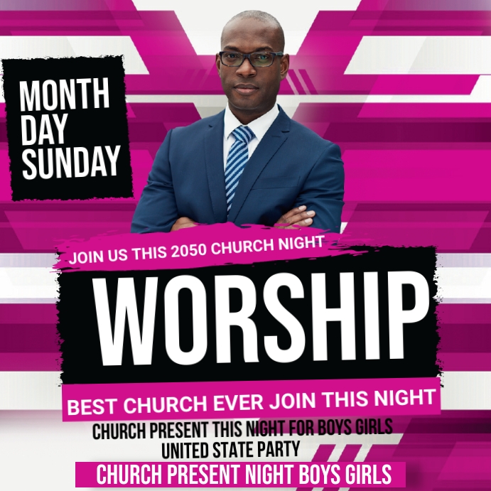 church worship design Template | PosterMyWall