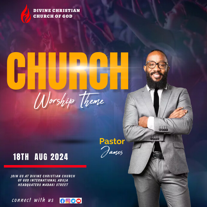church worship design Templat | PosterMyWall