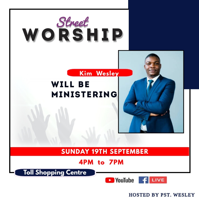 CHURCH WORSHIP EXPERIENCE Template | PosterMyWall