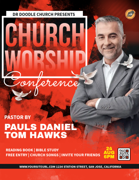 Church Worship Flyers Template | PosterMyWall