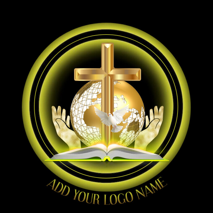 Church-worship-hand-prayer-holy-bible- Logo Template | PosterMyWall