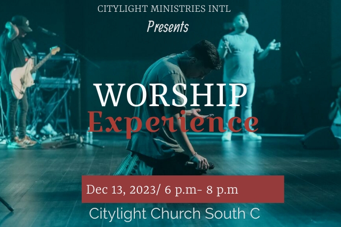 Church worship poster Template | PosterMyWall