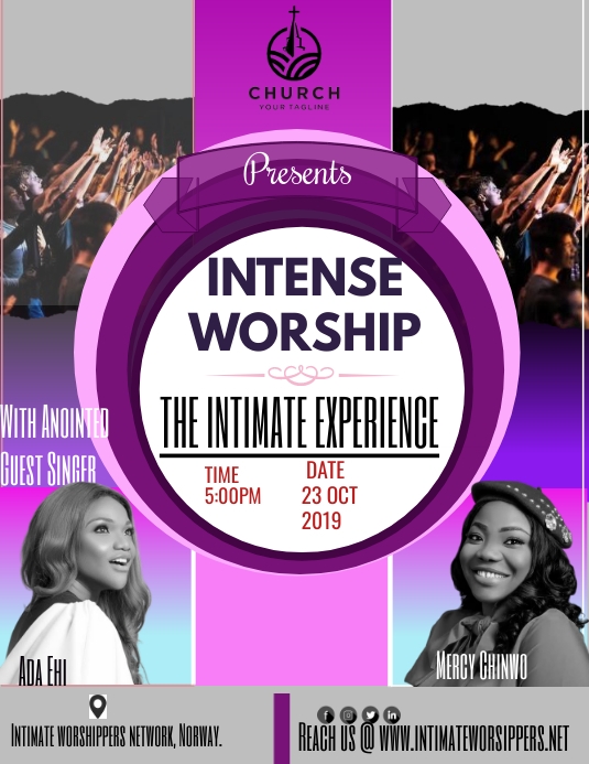 church worship/ Praise flyers (1) Template | PosterMyWall