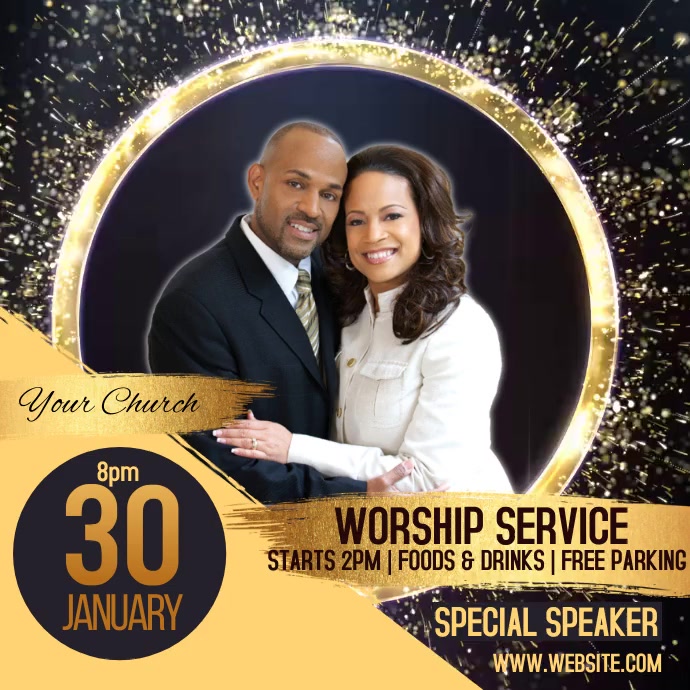 Copy of Church WORSHIP SERVICE DESIGN TEMPLATE | PosterMyWall