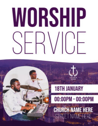 Ordination Service Template | PosterMyWall