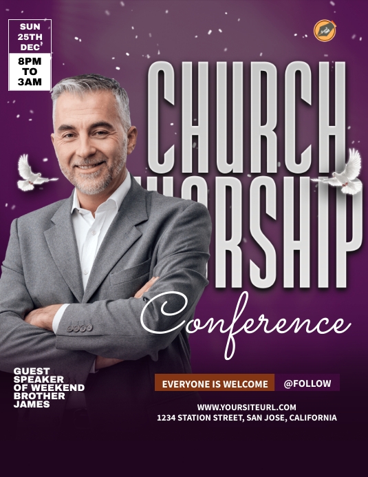 Template Ibadah Gereja | PosterMyWall