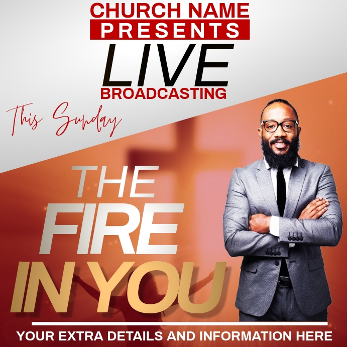 CHURCH YOUTUBE THUMBNAIL TEMPLATE | PosterMyWall