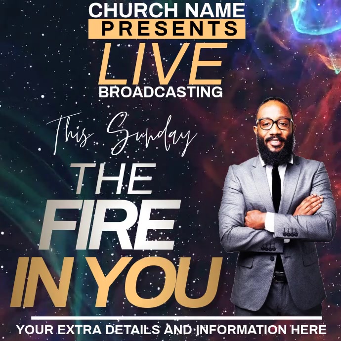 CHURCH YOUTUBE THUMBNAIL TEMPLATE | PosterMyWall