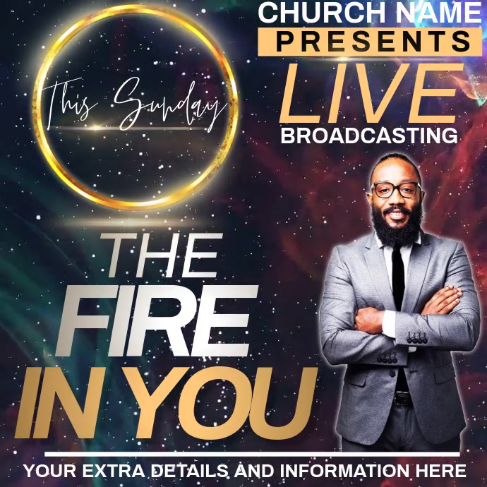 Copy of CHURCH YOUTUBE THUMBNAIL TEMPLATE | PosterMyWall