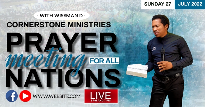 CHURCH YOUTUBE THUMBNAIL TEMPLATE | PosterMyWall