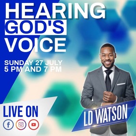 CHURCH YOUTUBE THUMBNAIL TEMPLATE | PosterMyWall