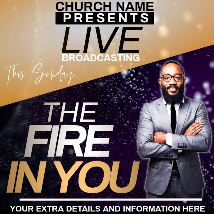 CHURCH YOUTUBE THUMBNAIL TEMPLATE | PosterMyWall