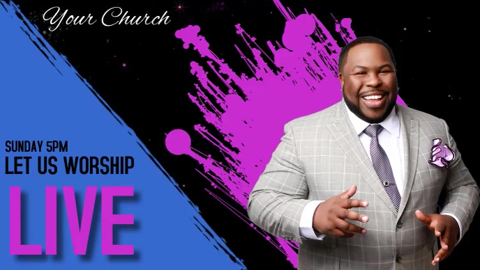 Copy of CHURCH YOUTUBE THUMBNAIL TEMPLATE | PosterMyWall