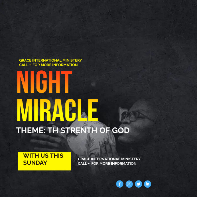 CHURH (11) Template | PosterMyWall