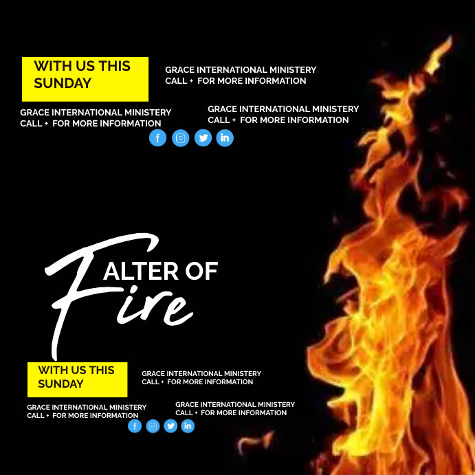 CHURH (5) Template | PosterMyWall