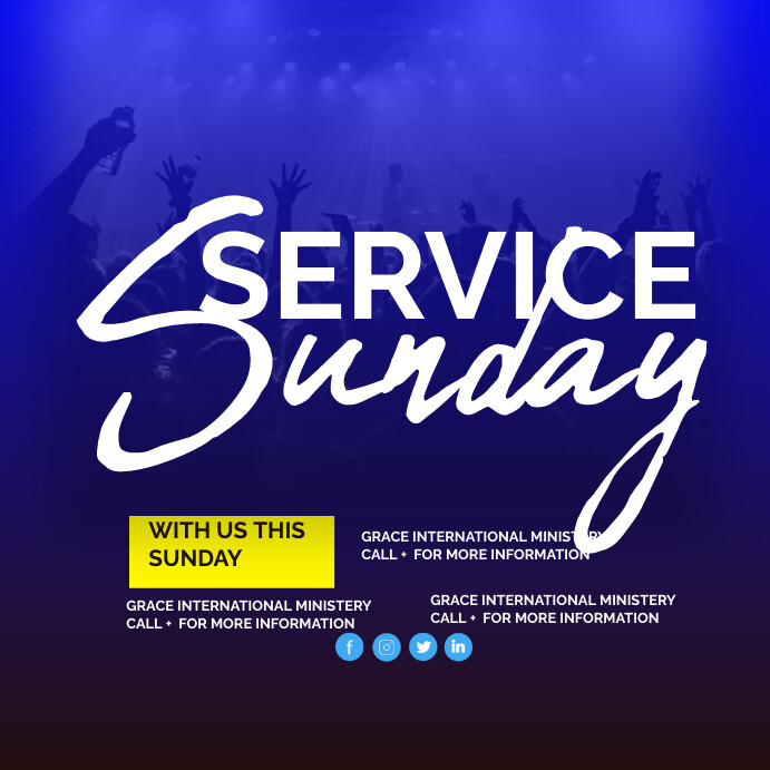 CHURH Template | PosterMyWall