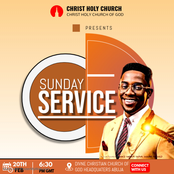 CHURH FLYER TEMPLATE | PosterMyWall