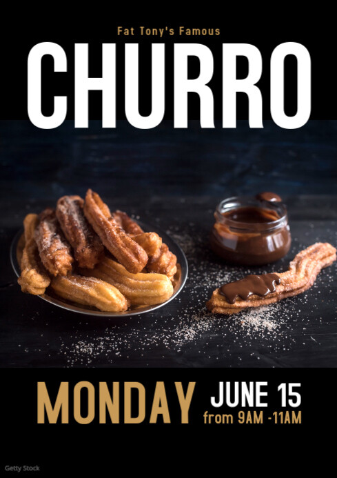 Copy of Churro flyer | PosterMyWall