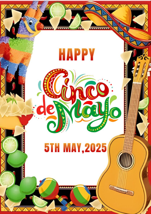 Cinco De Mayo A4 Template | PosterMyWall