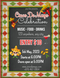 Cinco De Mayo Party Invitation Template | PosterMyWall