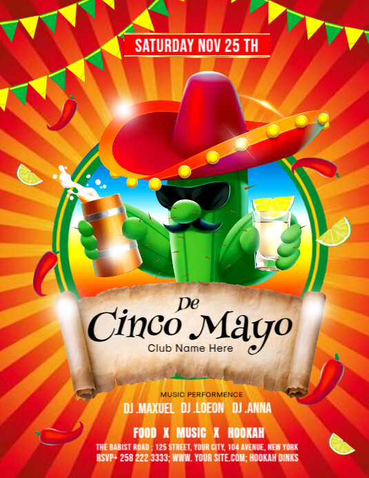 CINCO DE MAYO Template | PosterMyWall